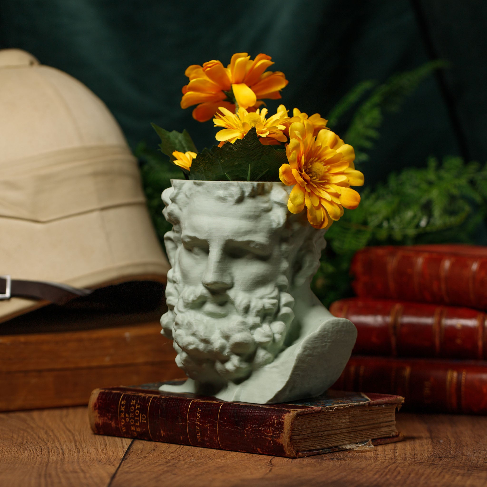 Hercules' Strength: Eco-friendly Greek Mythology Inspired Head Planter ...